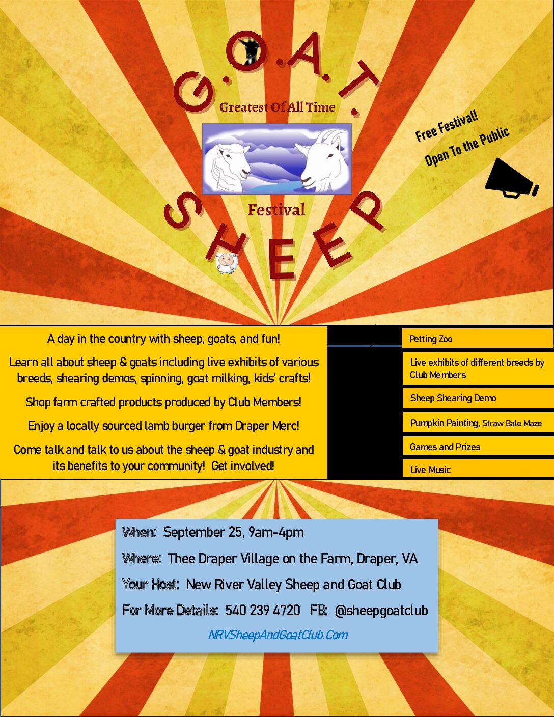 New River Valley Sheep & Goat Club | Breeding Stock and Services